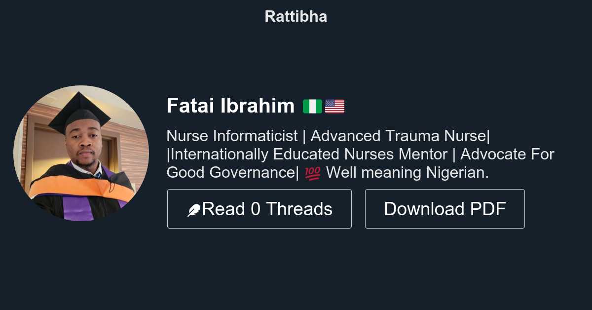 كاتب هذه السلسة: Fatai Ibrahim 🇳🇬🇺🇸 - رتبها