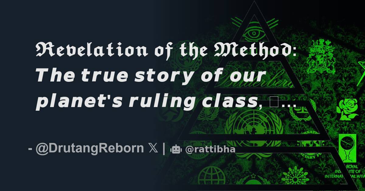 𝕽𝖊𝖛𝖊𝖑𝖆𝖙𝖎𝖔𝖓 𝖔𝖋 𝖙𝖍𝖊 𝕸𝖊𝖙𝖍𝖔𝖉: 𝙏𝙝𝙚 𝙩𝙧𝙪𝙚 𝙨𝙩𝙤𝙧𝙮 𝙤𝙛 𝙤𝙪𝙧 𝙥𝙡𝙖𝙣𝙚𝙩'𝙨 𝙧𝙪𝙡𝙞𝙣𝙜 𝙘𝙡𝙖𝙨𝙨 ...