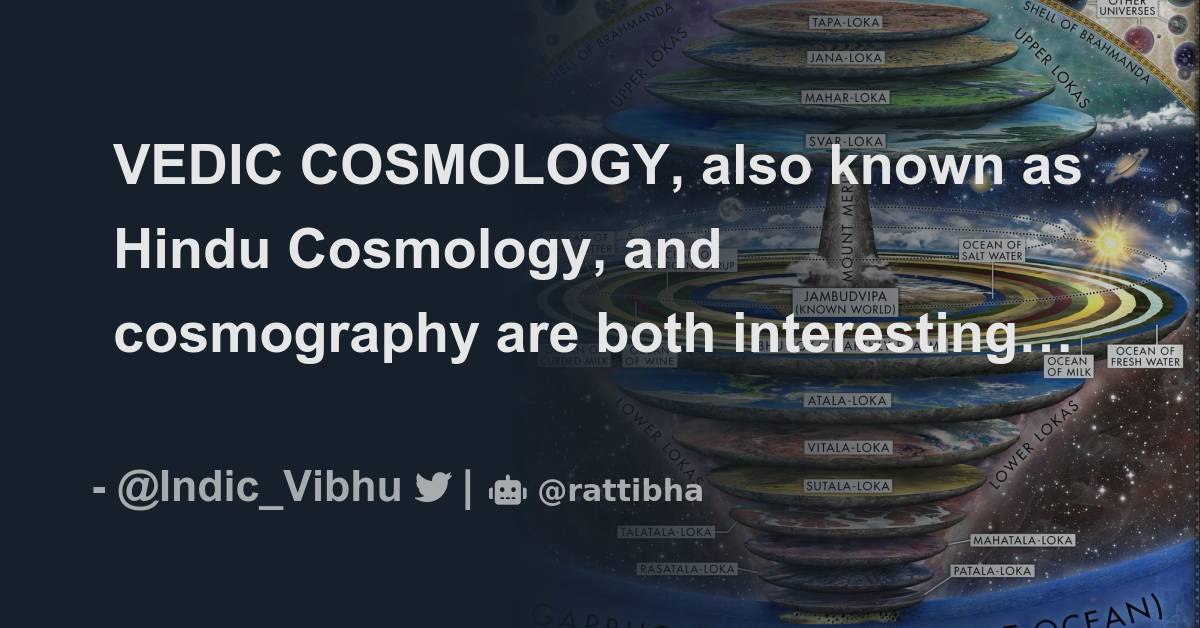 VEDIC COSMOLOGY, also known as Hindu Cosmology, and cosmography are ...