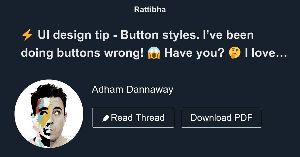 ⚡️ UI design tip - Button styles. I’ve been doing buttons wrong! 😱 Have ...