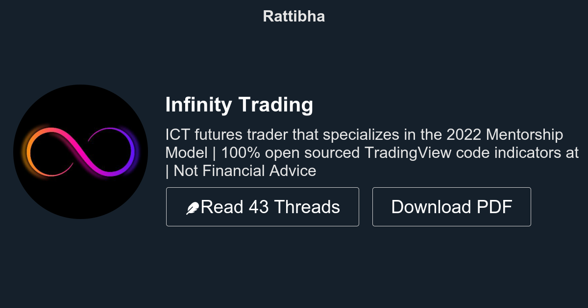 كاتب هذه السلسة: Infinity Trading - رتبها