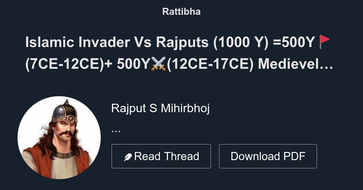 Islamic Invader Vs Rajputs (1000 Y) =500Y🚩(7CE-12CE)+ 500Y⚔️(12CE-17CE) Medievel Indian history ...