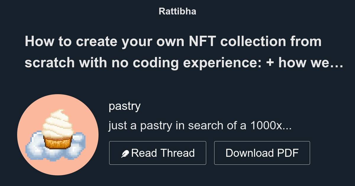 How to create your own NFT collection from scratch with no coding ...