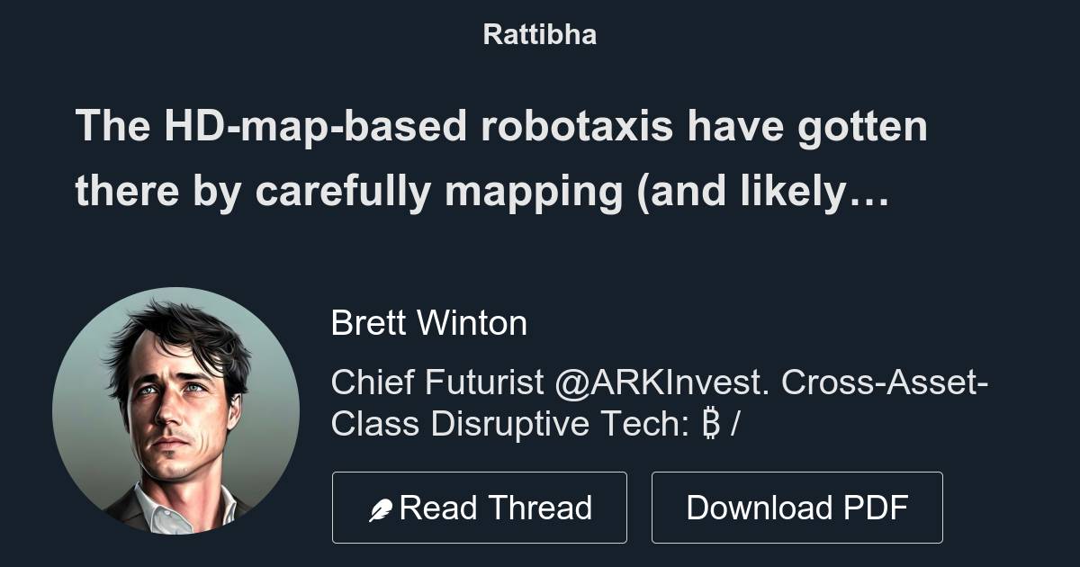 The HD-map-based robotaxis have gotten there by carefully mapping (and ...