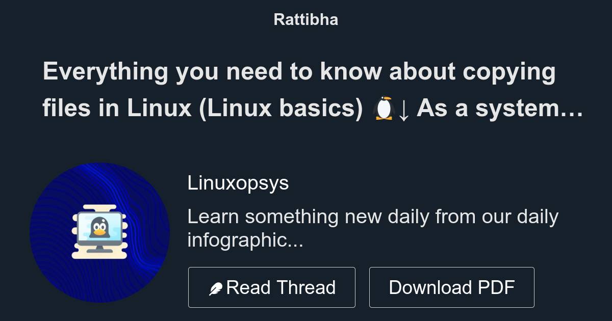 Everything you need to know about copying files in Linux (Linux basics ...