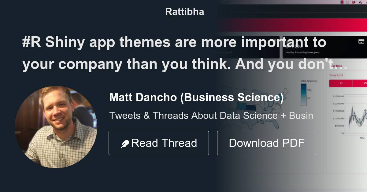 #R Shiny app themes are more important to your company than you think ...