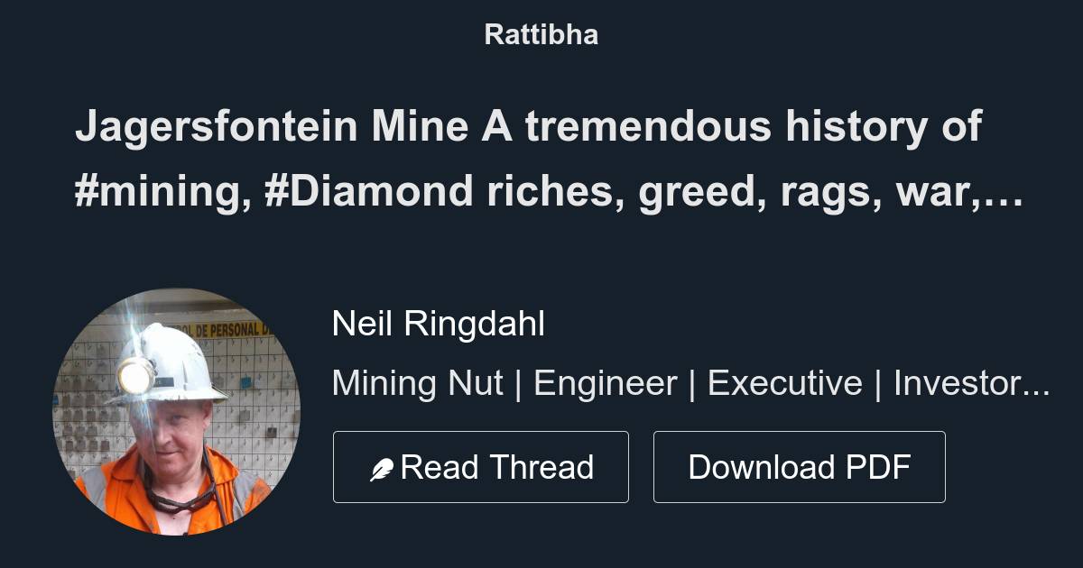 Jagersfontein Mine A tremendous history of #mining, #Diamond riches ...