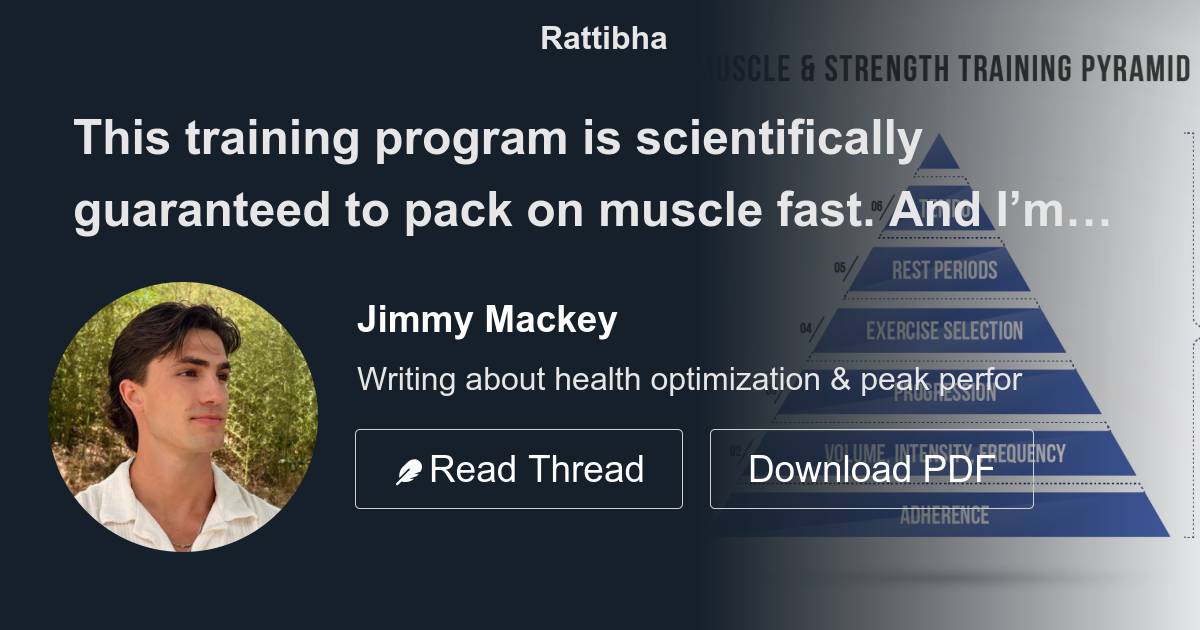 This training program is scientifically guaranteed to pack on muscle ...