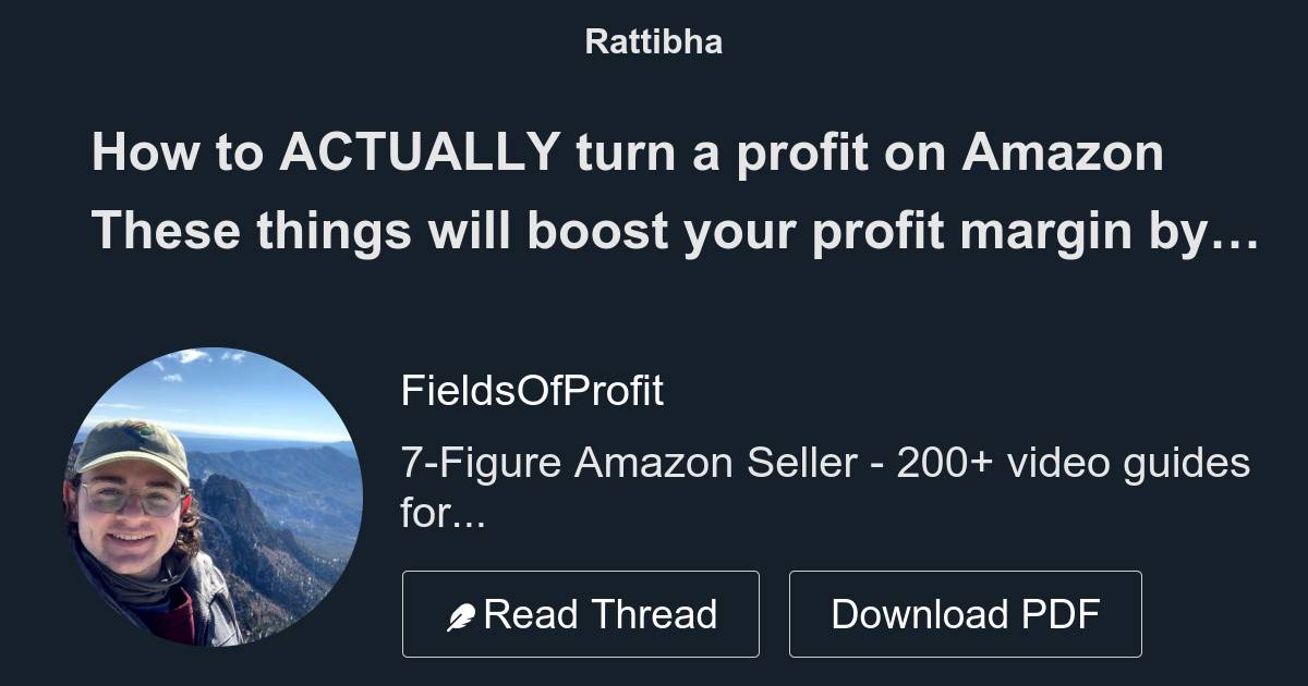 How to ACTUALLY turn a profit on Amazon These things will boost your ...