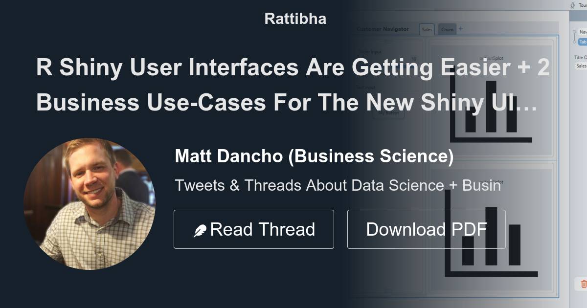 R Shiny User Interfaces Are Getting Easier + 2 Business Use-Cases For The New Shiny UI Editor ...
