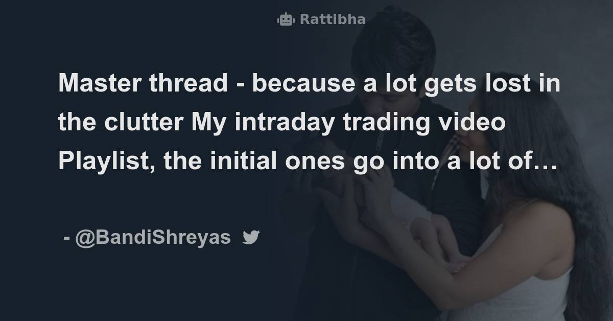 Master thread - because a lot gets lost in the clutter - المسلسل من ...