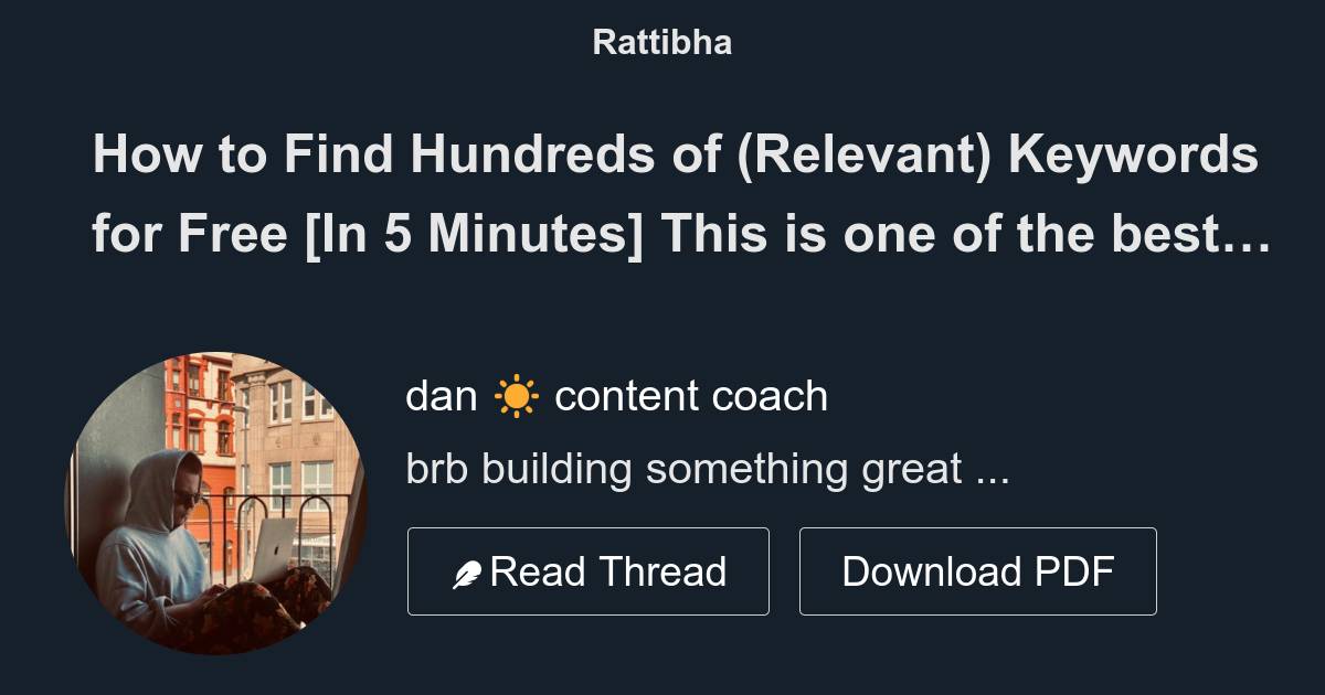 How to Find Hundreds of (Relevant) Keywords for Free [In 5 Minutes ...