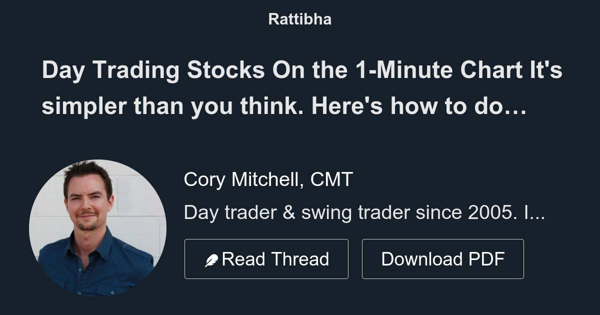Day Trading Stocks On the 1-Minute Chart It's simpler than you think. Here's how to do it ...