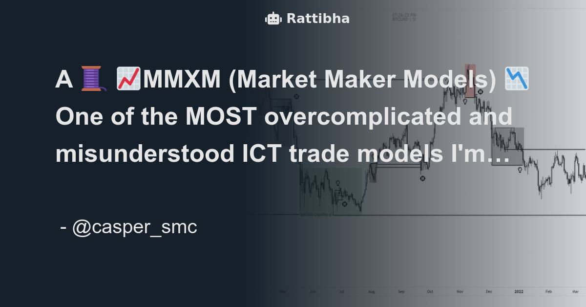 A 🧵 📈MMXM (Market Maker Models) 📉 One of the MOST overcomplicated and ...