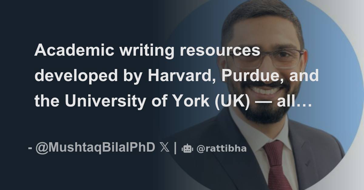 Academic writing resources developed by Harvard, Purdue, and the ...