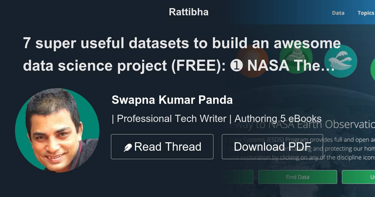 7 super useful datasets to build an awesome data science project (FREE ...