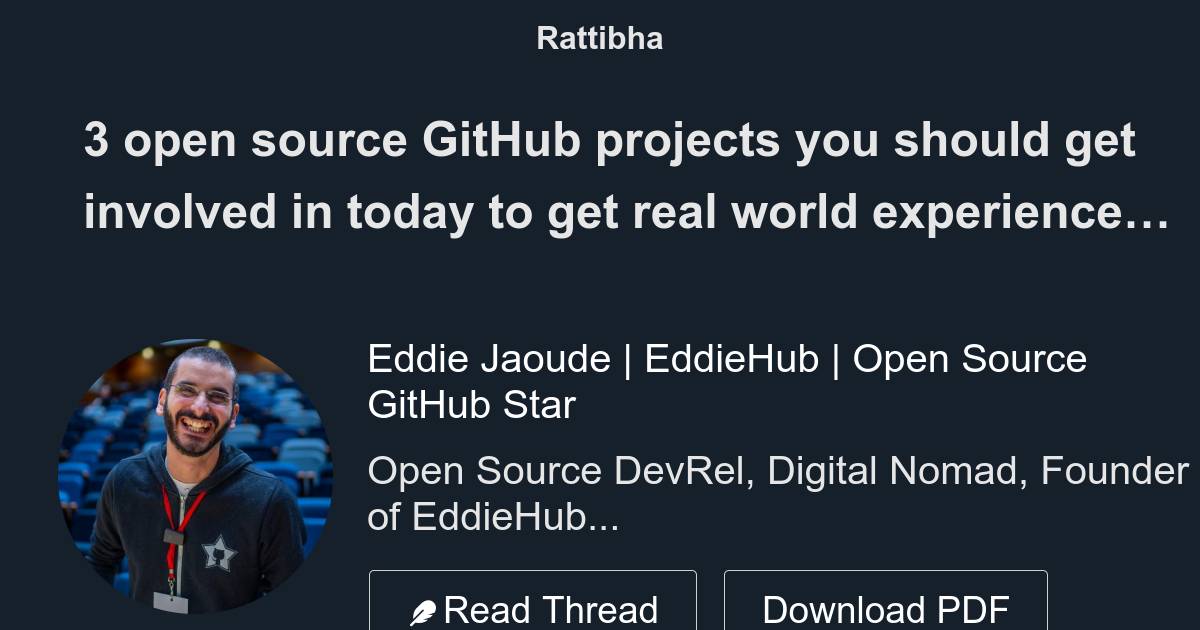 3 open source GitHub projects you should get involved in today to get real world experience ...
