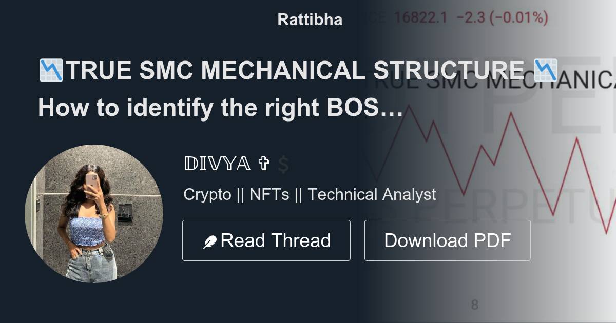 📉TRUE SMC MECHANICAL STRUCTURE 📉 How to identify the right BOS (BOL/BOH),CHOCH, Inducement (IDM ...