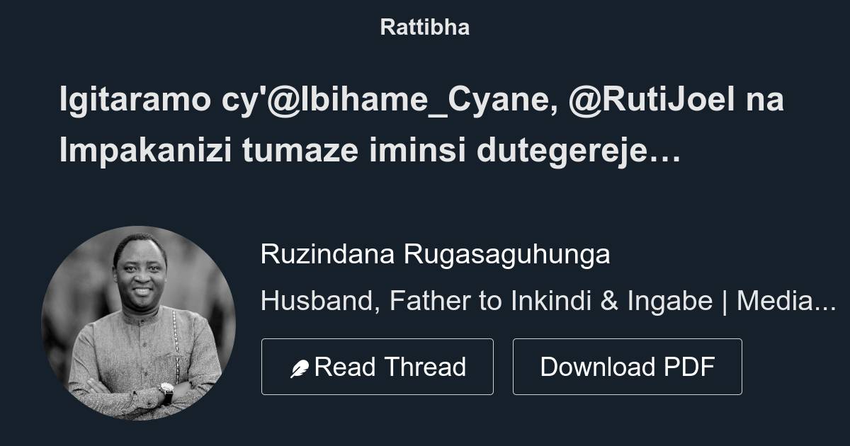 Igitaramo cy'@Ibihame_Cyane, @RutiJoel na Impakanizi tumaze iminsi ...