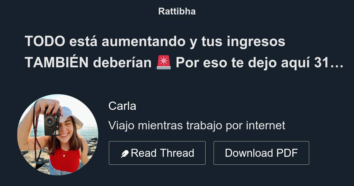 TODO está aumentando y tus ingresos TAMBIÉN deberían 🚨 Por eso te dejo aquí 31 IDEAS para ganar ...