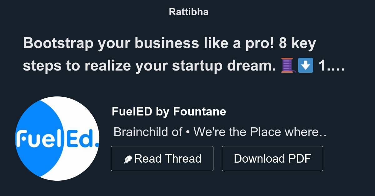 Bootstrap your business like a pro! 8 key steps to realize your startup ...