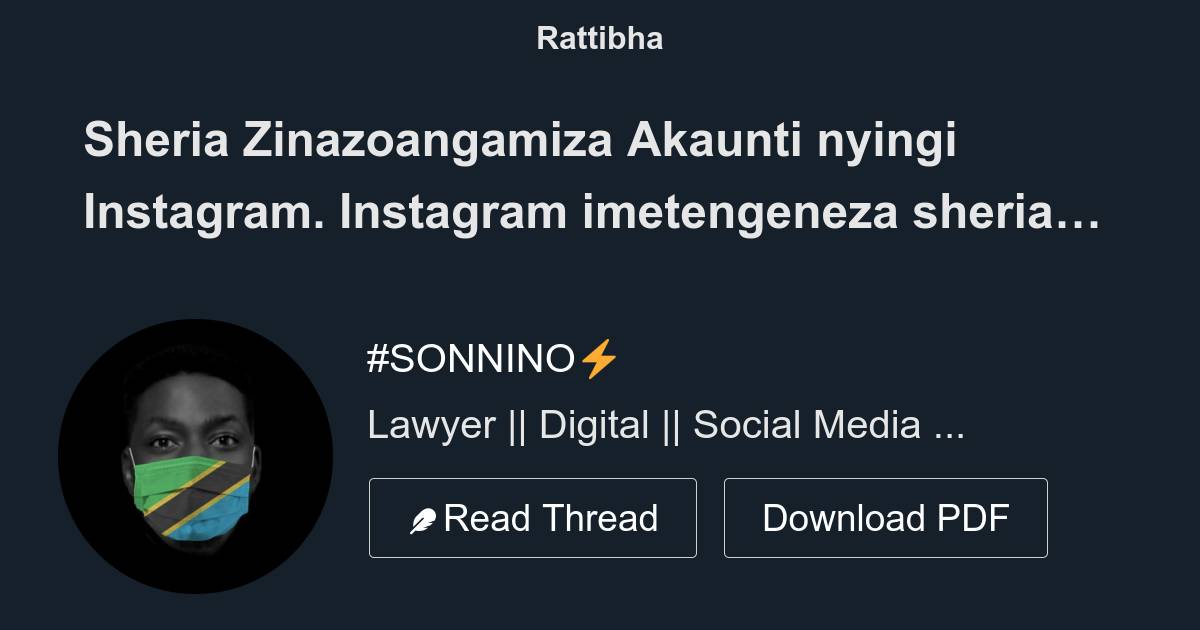 Sheria Zinazoangamiza Akaunti nyingi Instagram. Instagram imetengeneza ...