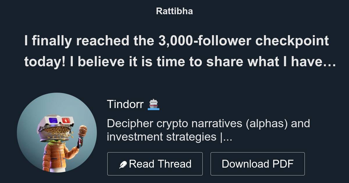 I finally reached the 3,000-follower checkpoint today! I believe it is ...