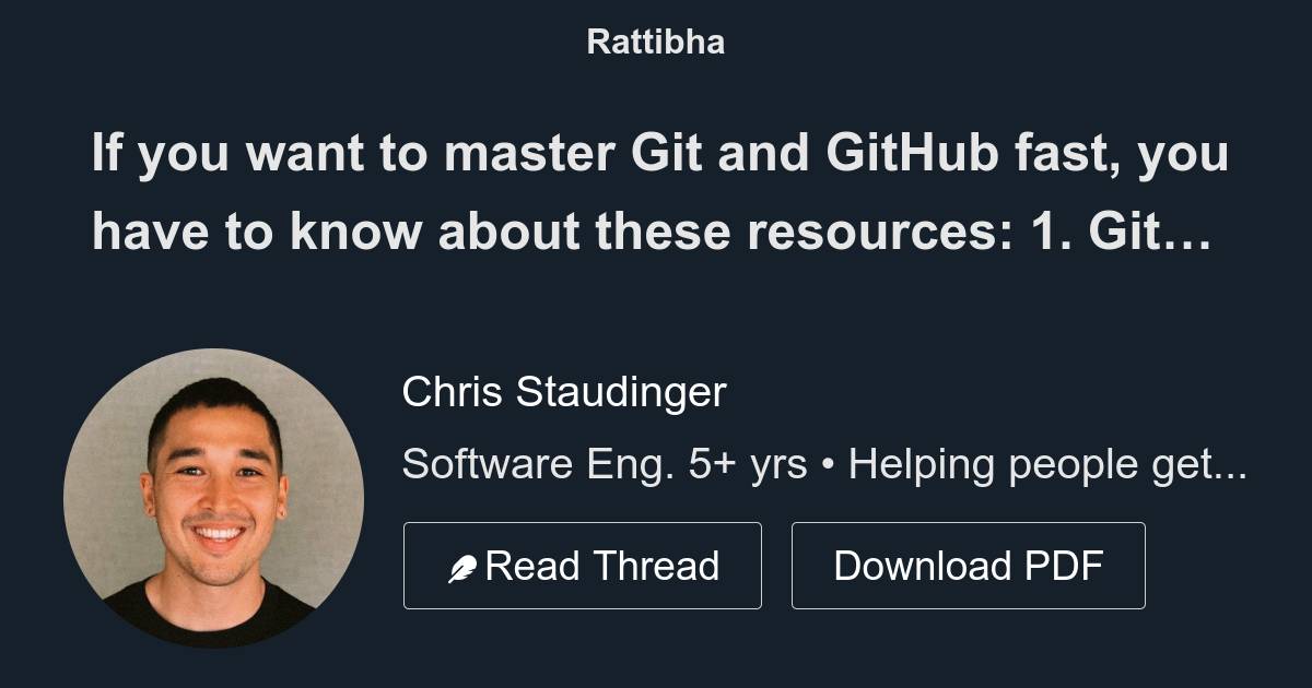 If you want to master Git and GitHub fast, you have to know about these resources: - المسلسل من ...