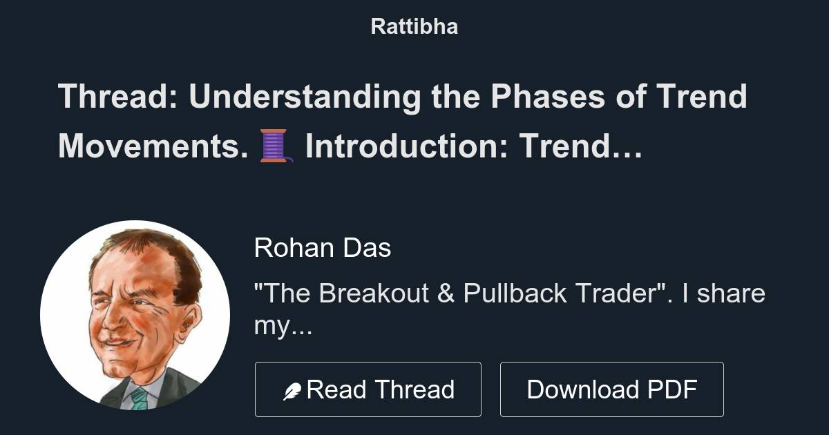 Thread: Understanding the Phases of Trend Movements. 🧵 - Thread from ...