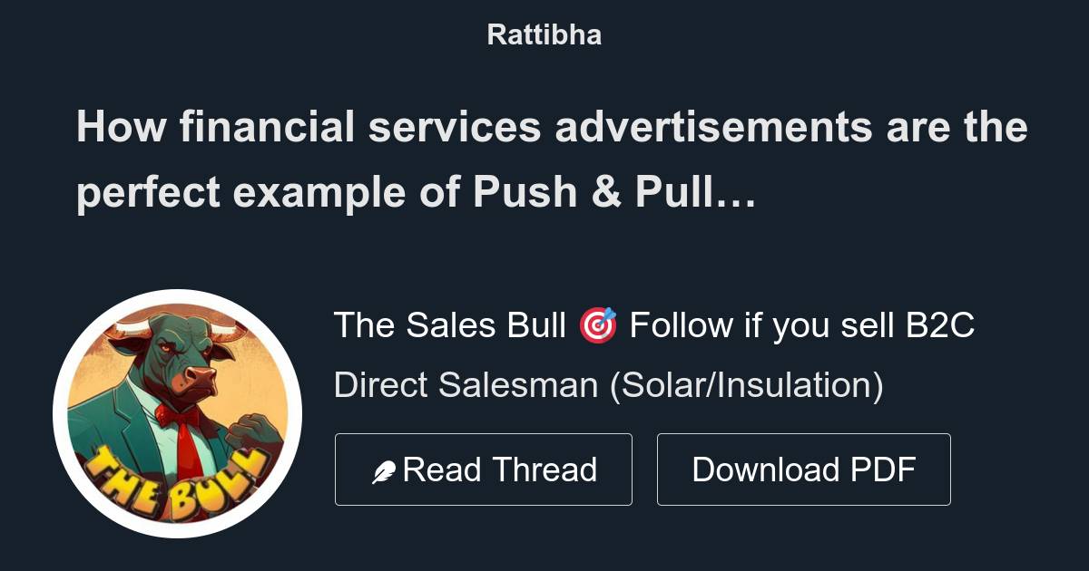 How financial services advertisements are the perfect example of Push ...