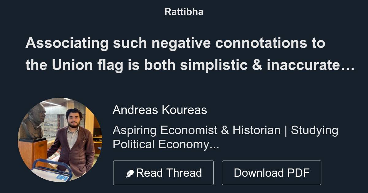 Associating such negative connotations to the Union flag is both ...