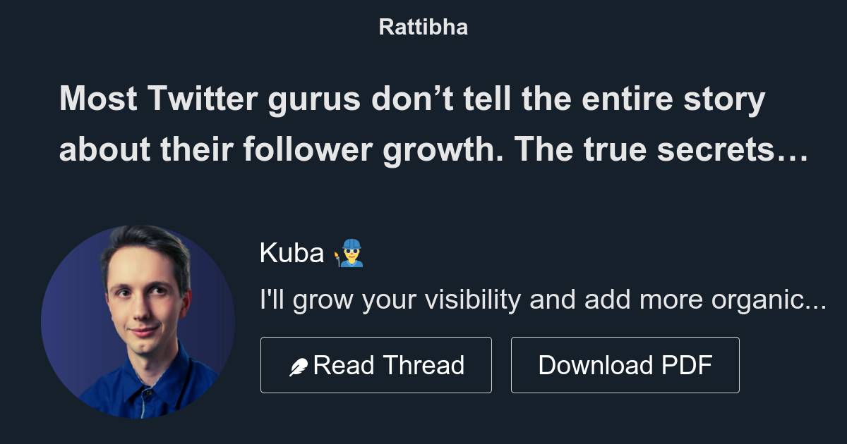 Most Twitter gurus don’t tell the entire story about their follower ...