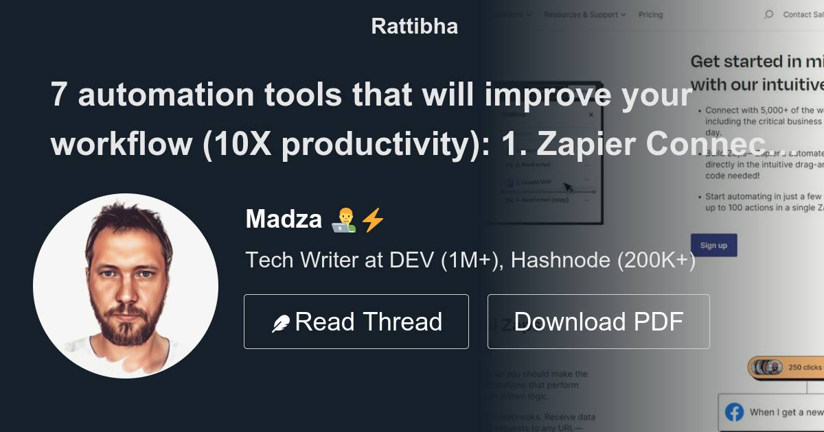 7 automation tools that will improve your workflow (10X productivity ...