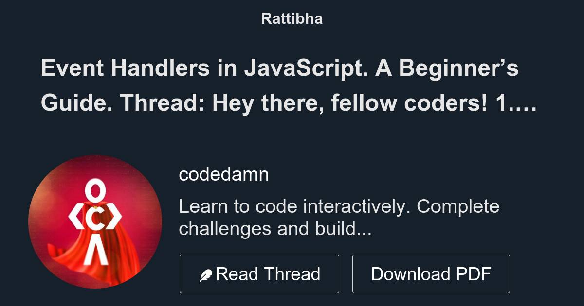 Event Handlers In JavaScript A Beginner s Guide Thread Thread From event-handlers-in-javascript-a-beginner-s-guide-thread-thread-from