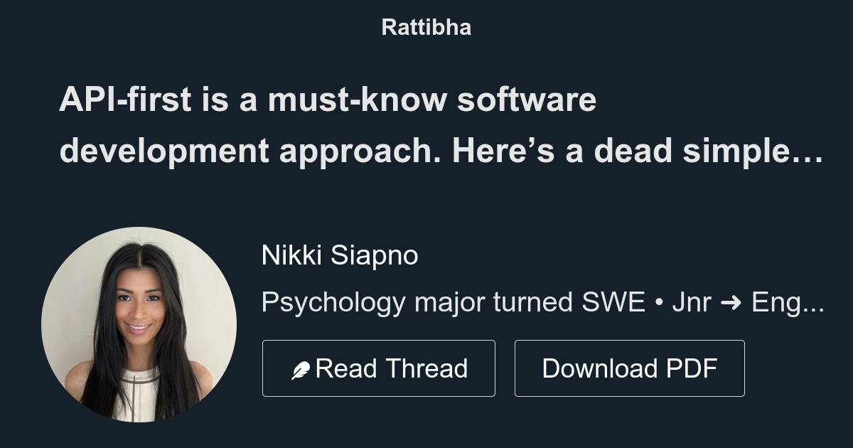 API-first is a must-know software development approach. Here’s a dead simple guide to ...