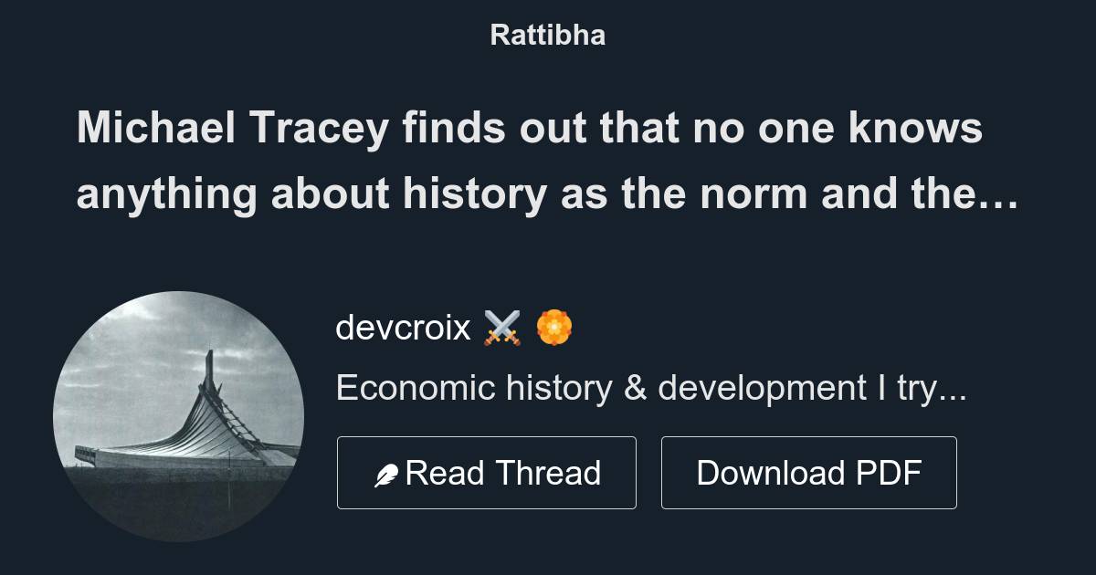 Michael Tracey finds out that no one knows anything about history as ...