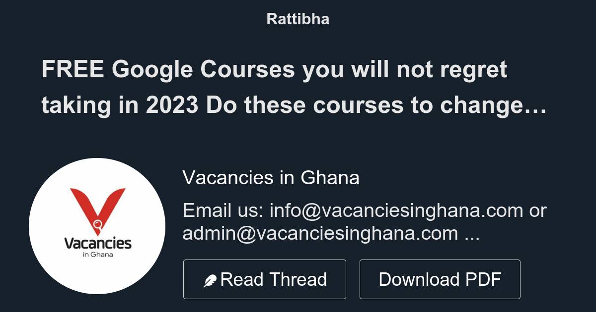 FREE Google Courses you will not regret taking in 2023 Do these courses ...