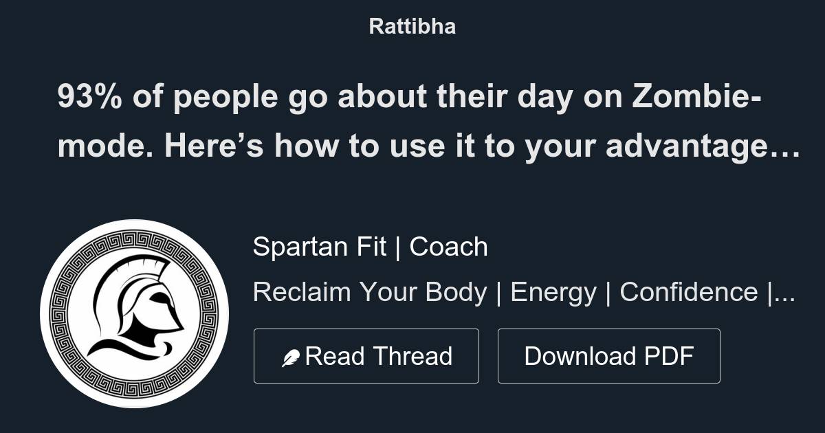 93% of people go about their day on Zombie-mode. Here’s how to use it ...