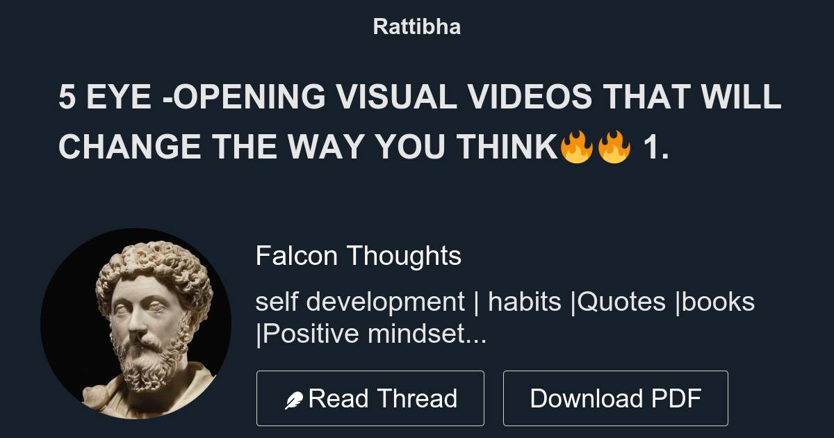 5 EYE -OPENING VISUAL VIDEOS THAT WILL CHANGE THE WAY YOU THINK🔥🔥 ...