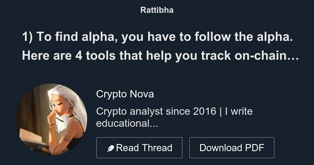 1) To find alpha, you have to follow the alpha. Here are 4 tools that ...