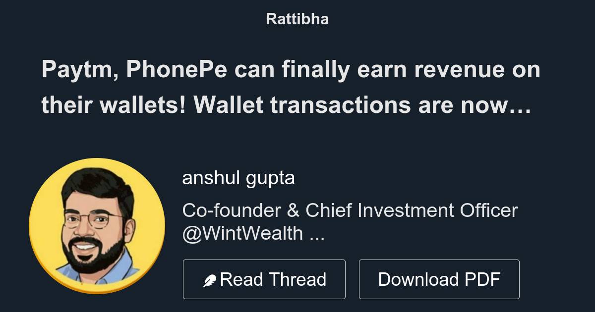 Paytm, PhonePe can finally earn revenue on their wallets! Wallet transactions are now ...
