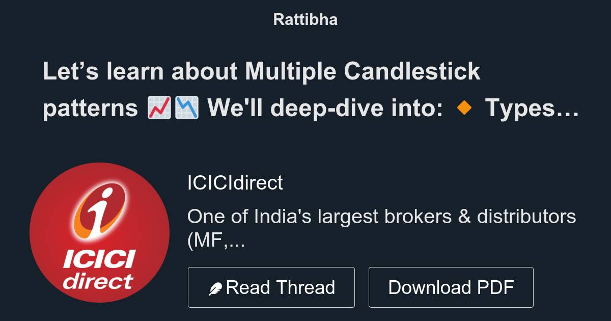 Let’s learn about Multiple Candlestick patterns 📈📉 We'll deep-dive into ...