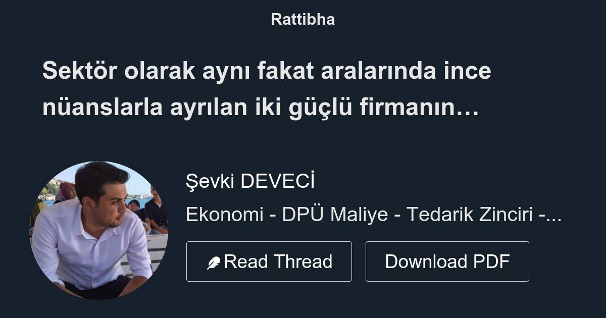 Sektör olarak aynı fakat aralarında ince nüanslarla ayrılan iki güçlü ...