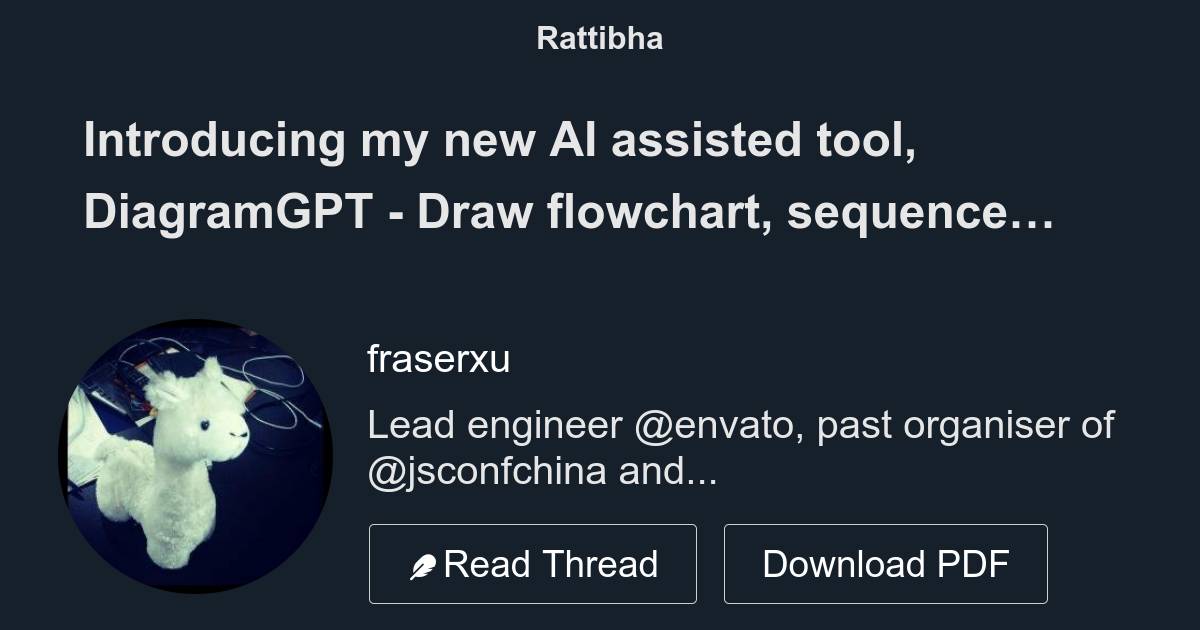 Introducing my new AI assisted tool, DiagramGPT - Draw flowchart, sequence diagram, class ...