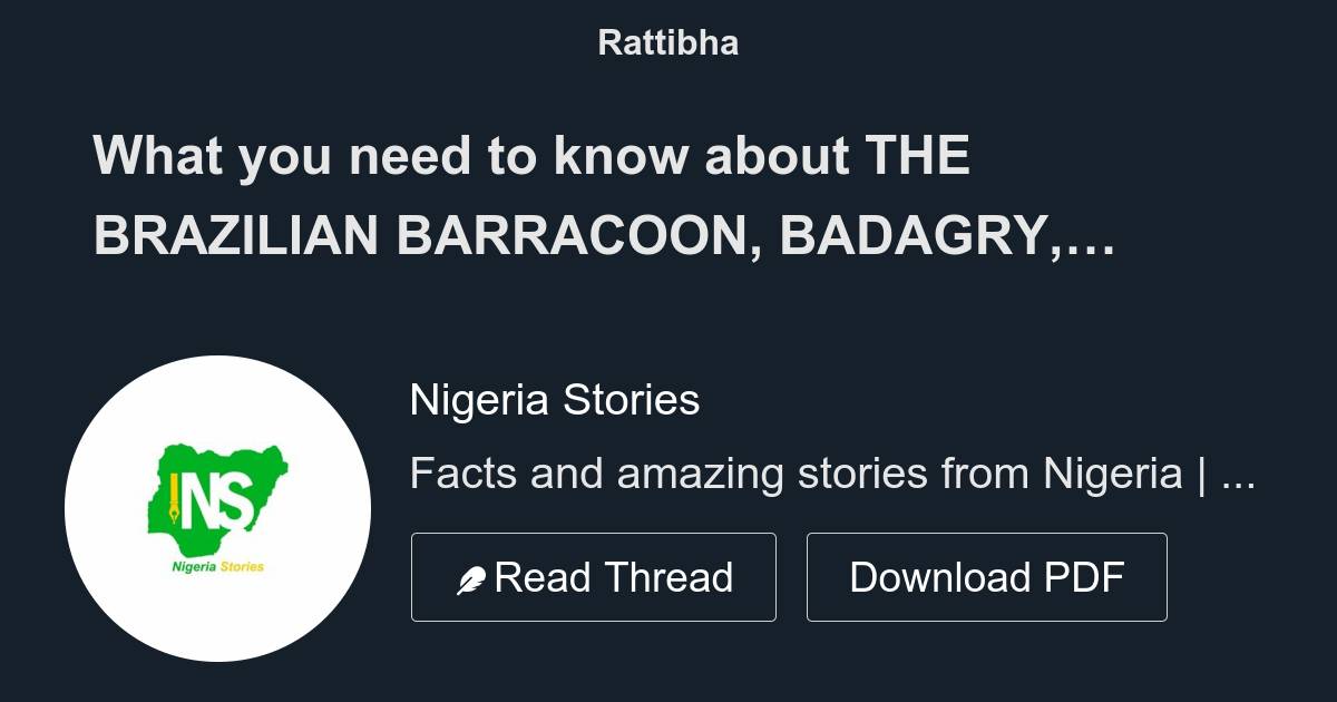 What you need to know about THE BRAZILIAN BARRACOON, BADAGRY, NIGERIA ...