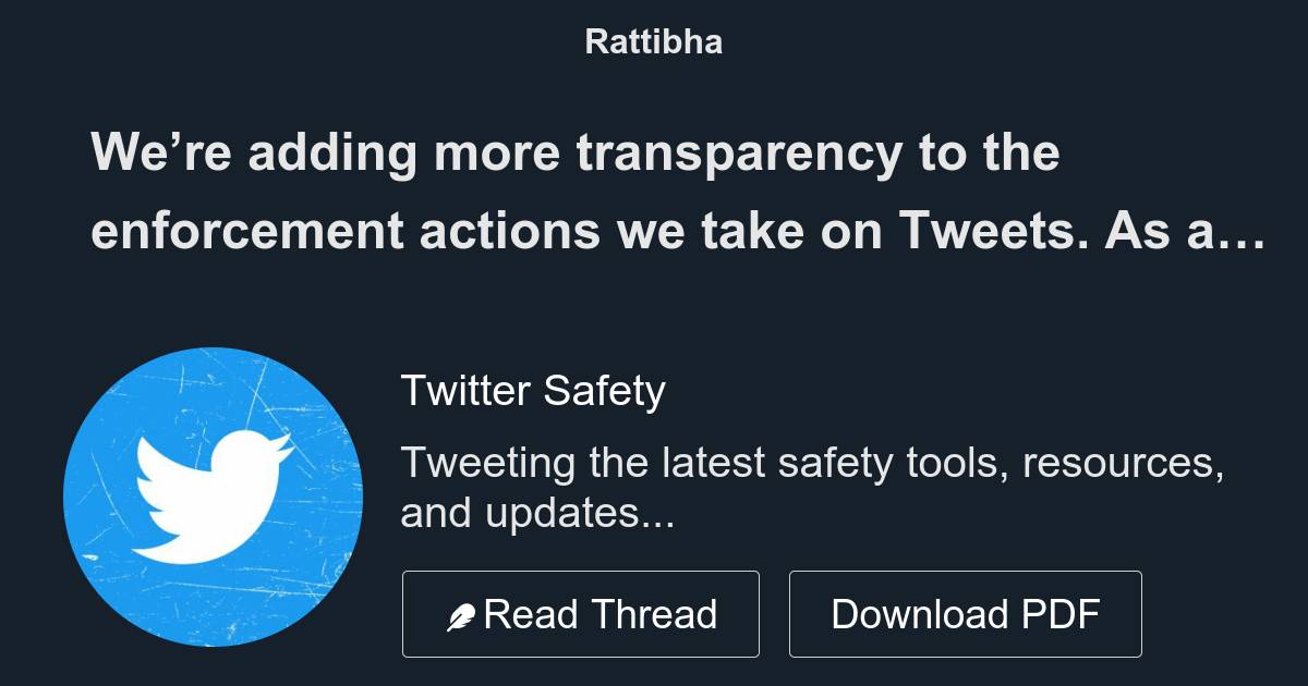 We’re adding more transparency to the enforcement actions we take on ...