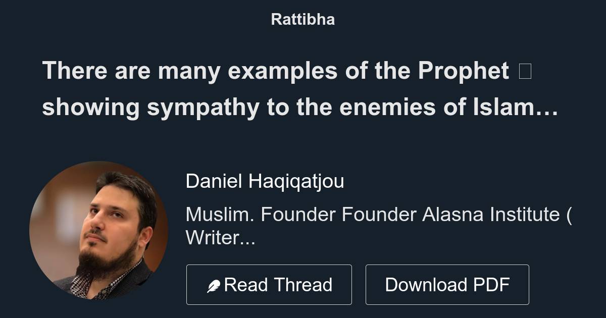 There are many examples of the Prophet ﷺ showing sympathy to the ...