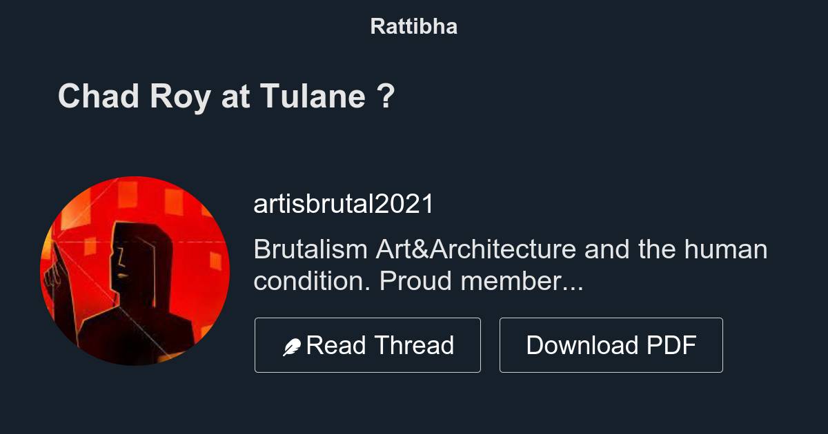 Chad Roy at Tulane ? - المسلسل من artisbrutal2021 @artisbrutal2021 - رتبها