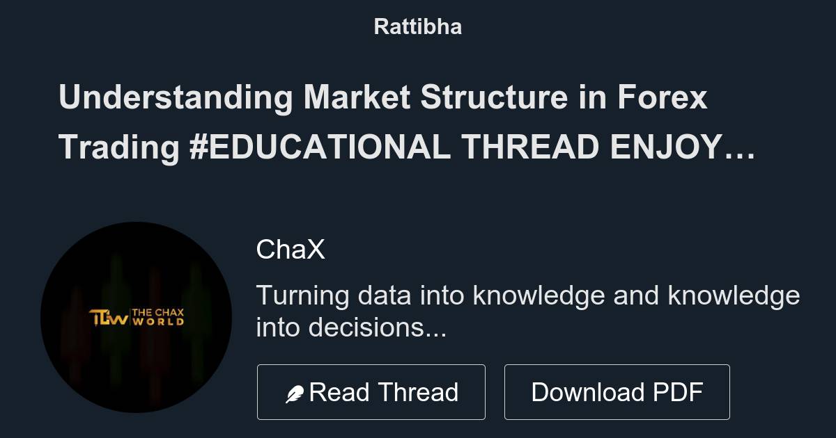Understanding Market Structure in Forex Trading #EDUCATIONAL THREAD ...