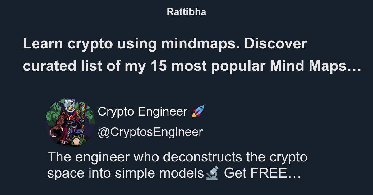 Learn crypto using mindmaps. Discover curated list of my 15 most popular Mind Maps. Mind Maps ...